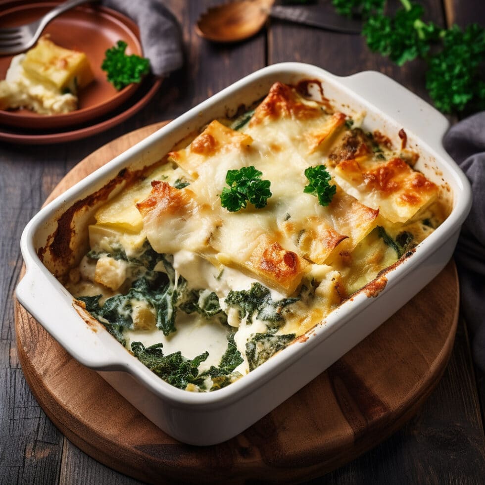 Gratin de Blettes et Tofu Fumé : Une Version Végétarienne du Classique